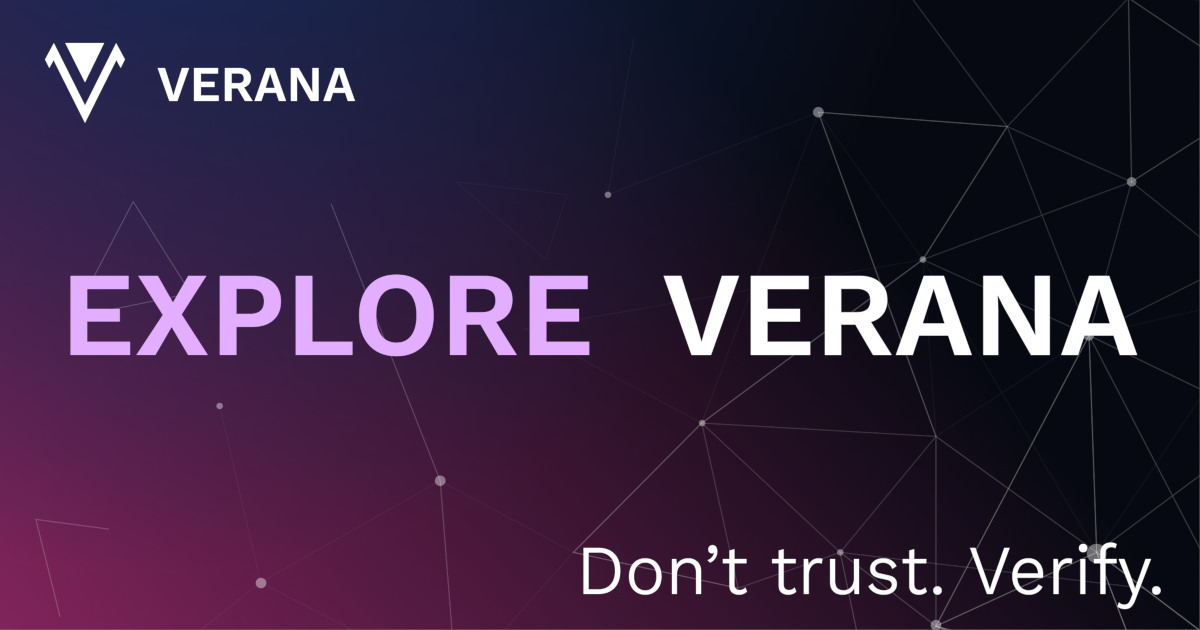 Welcome to Verana Verifiable Trust | Explore Verana